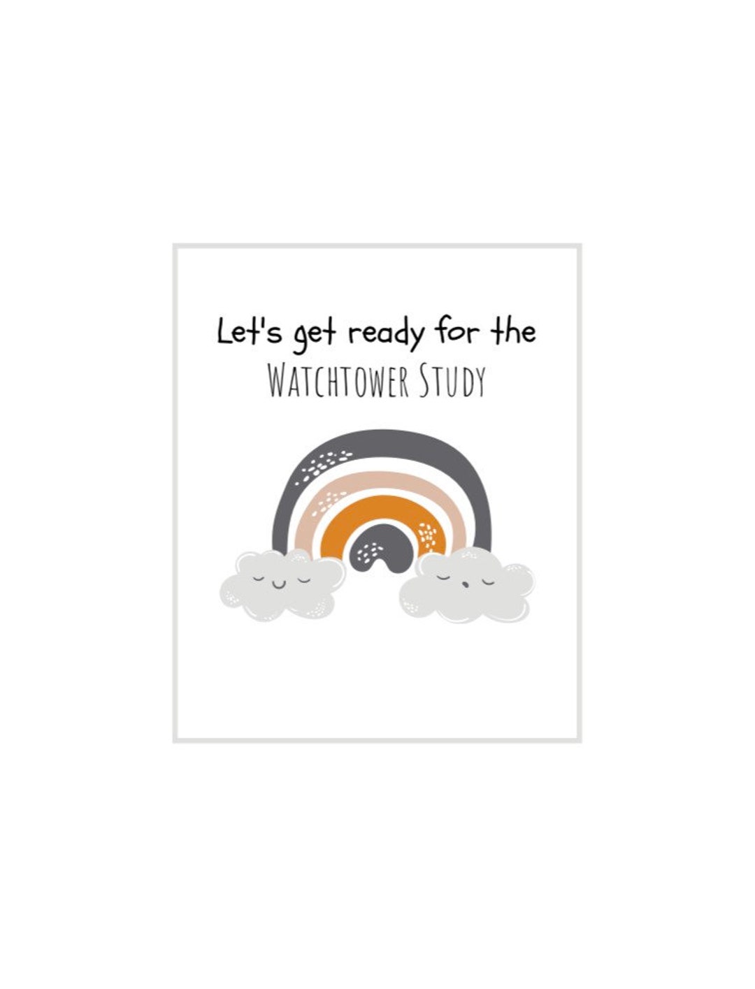 JW Watchtower Preparation Worksheets for KIDS | ENG - Etsy