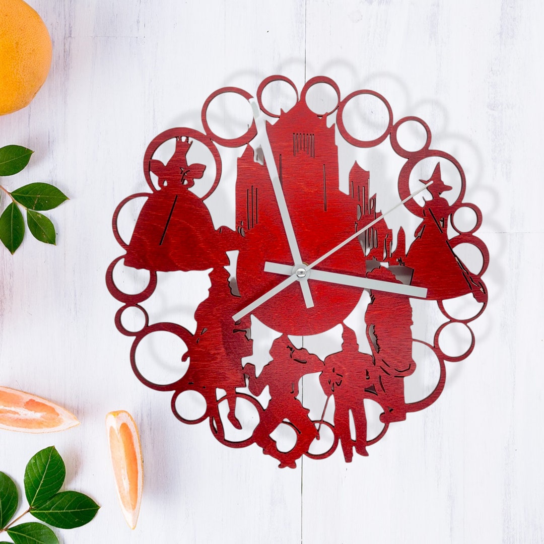 SEE ITEM DETAIL, Wizard of Oz Clock, Red Wizard of Oz Clock, Wizard of ...