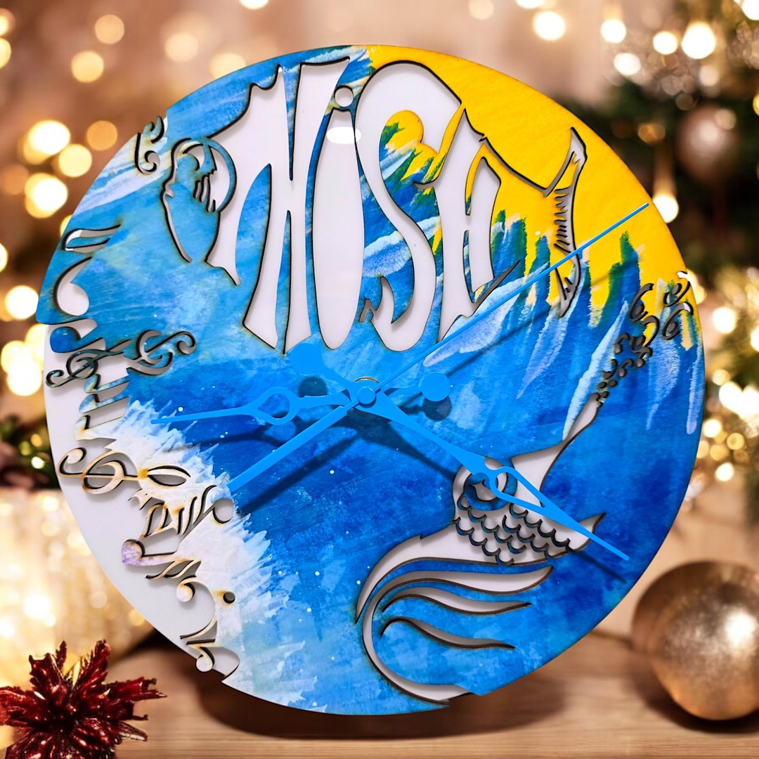 Phish Clock for Him, Phish Band, Phish Lover Gift, Phish Art, Phish ...