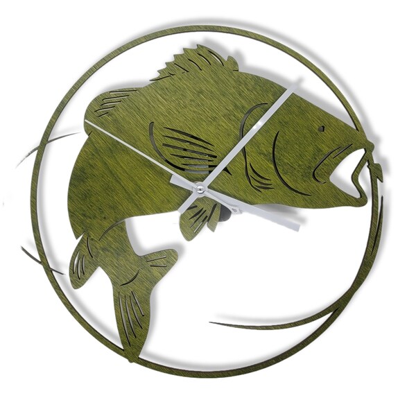 Fishing Clock - Etsy