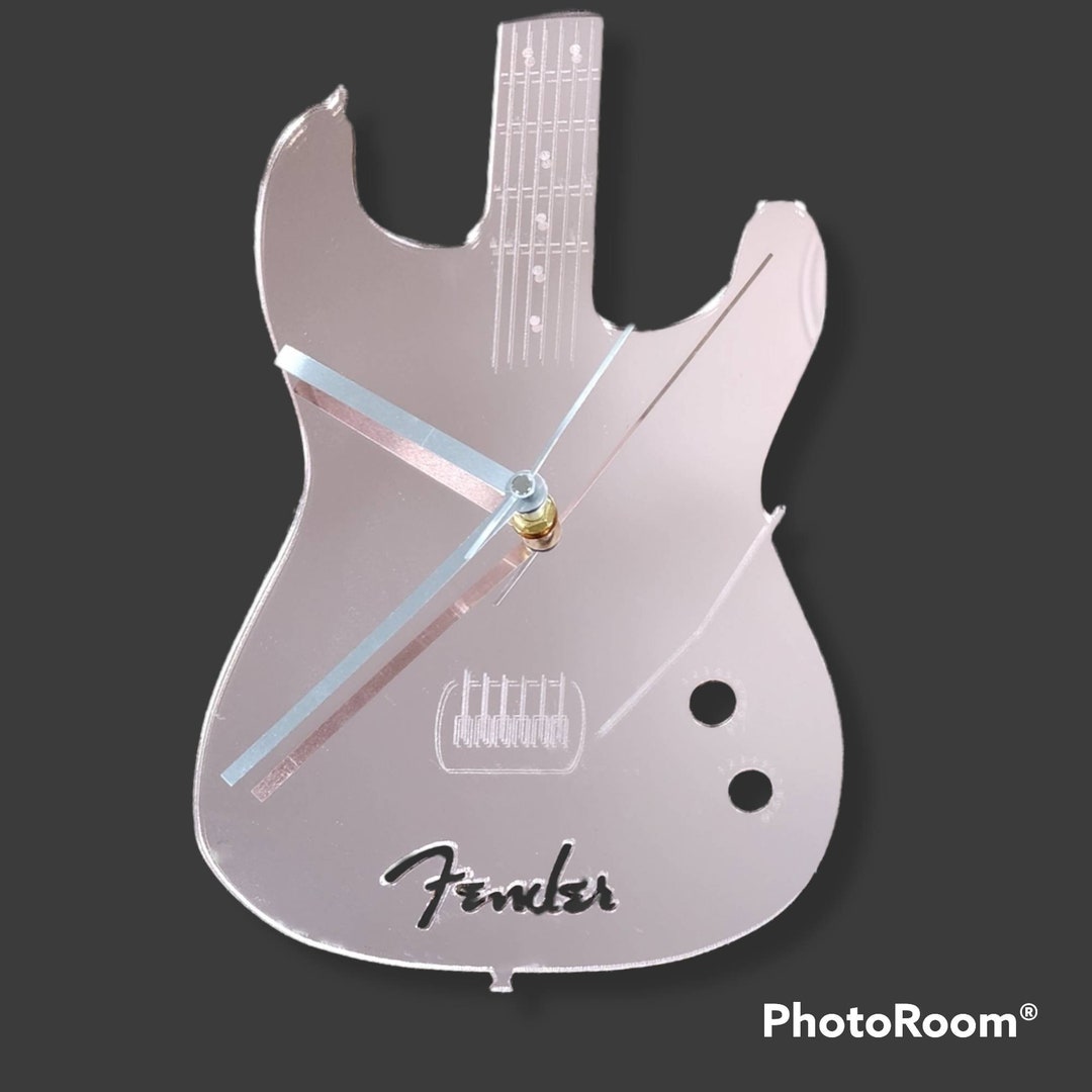 SEE ITEM DETAIL, Christmas Gift for Dad, Fender Guitar Clock, Guitar ...