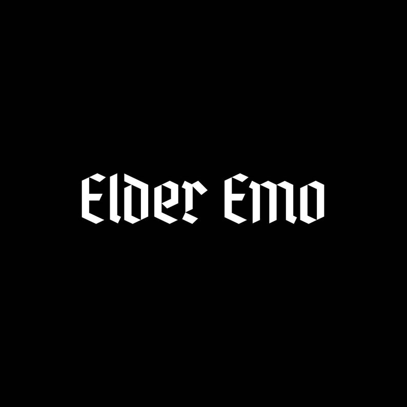 Elder Emo Vinyl Decal - Etsy