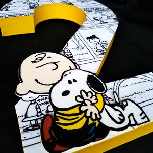 Custom Letters Peanuts Charlie Brown Snoopy Comic Strip | Etsy