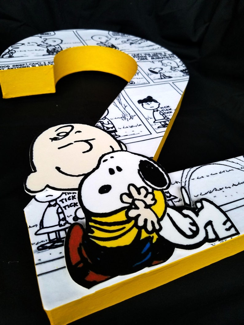 Custom Letters, Peanuts, Charlie Brown, Snoopy, Comic Strip, 16 Paper ...