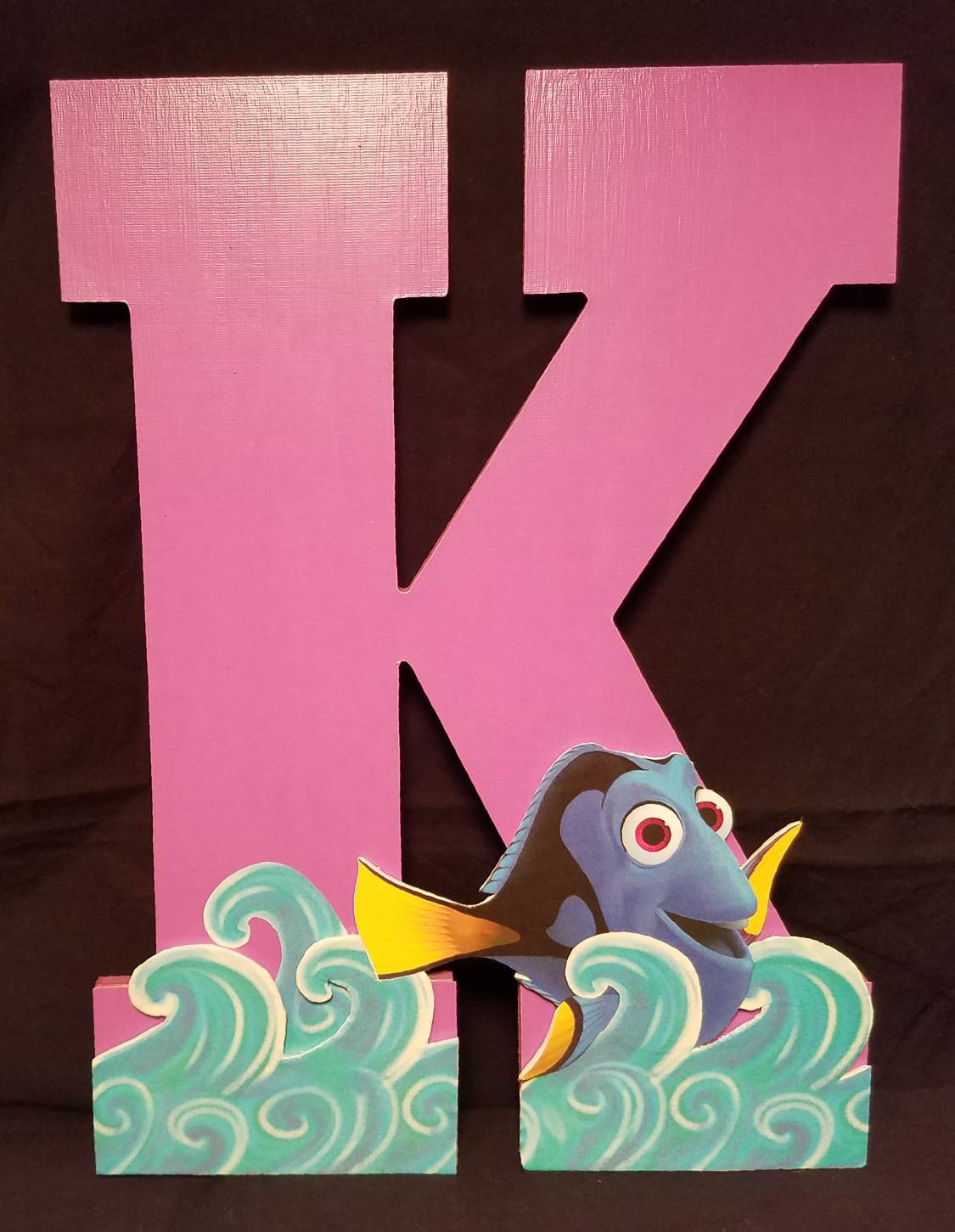 12 Letters, Finding Nemo, Nursery Letters, Custom Wood Letters, Baby ...