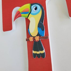 Custom Wood Letters, Animals, Baby Nursery Decor, Rainbow, Home Decor ...