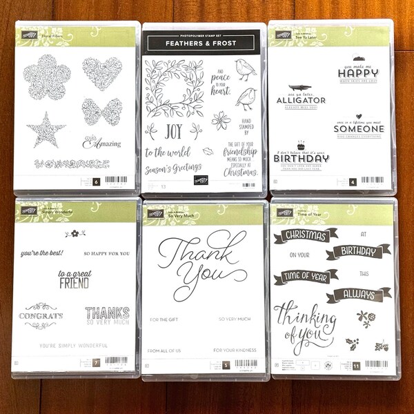 Stampin up Retired Stamps - Etsy