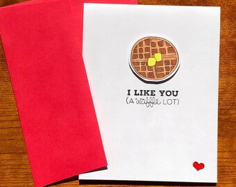 Food Pun Card Love - Etsy