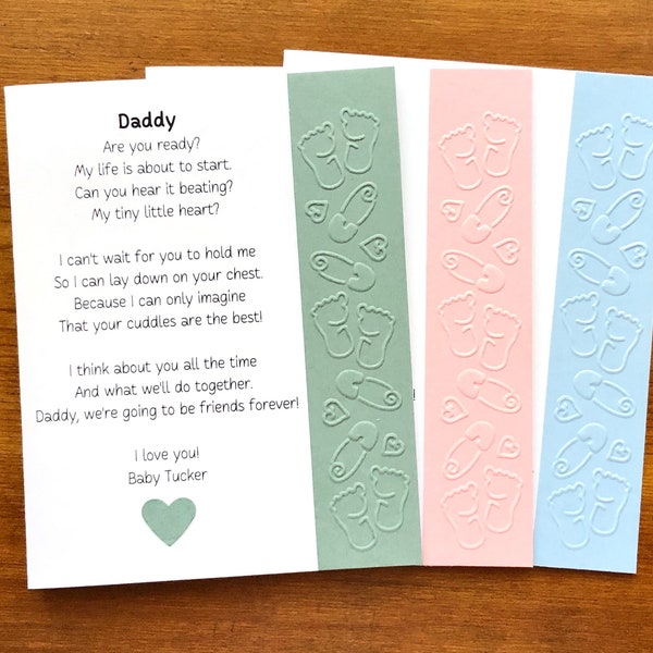 Letter From Baby to Dad - Etsy