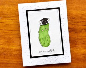 Pickle Graduation Card - Etsy