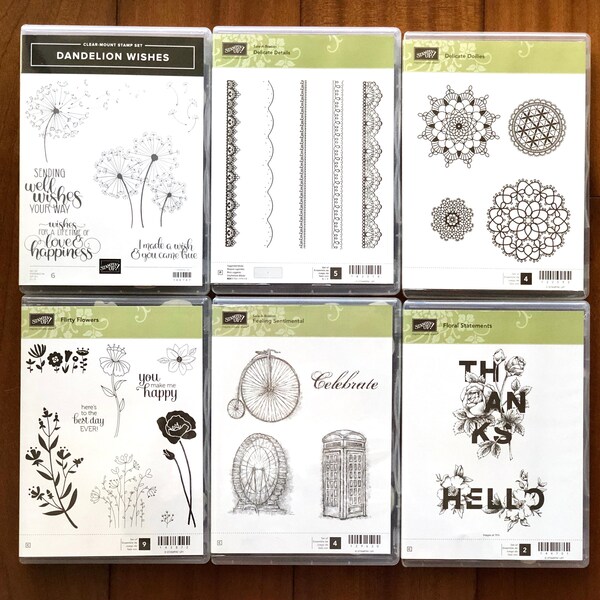 Stampin up Retired Stamps - Etsy