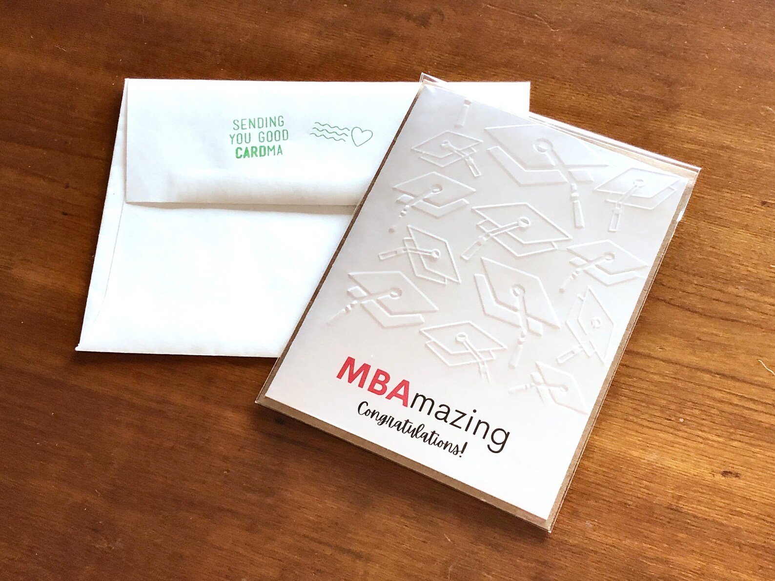 MBA Graduation Card, Masters of Business Administration Degree Grad ...