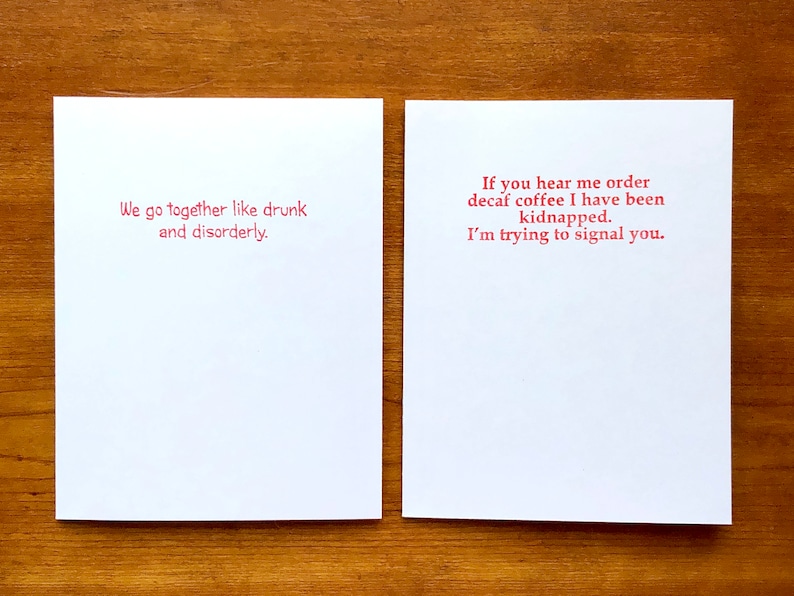 8 Funny All Occasion Cards, Blank Adult Humor Card Pack Set, Assorted ...