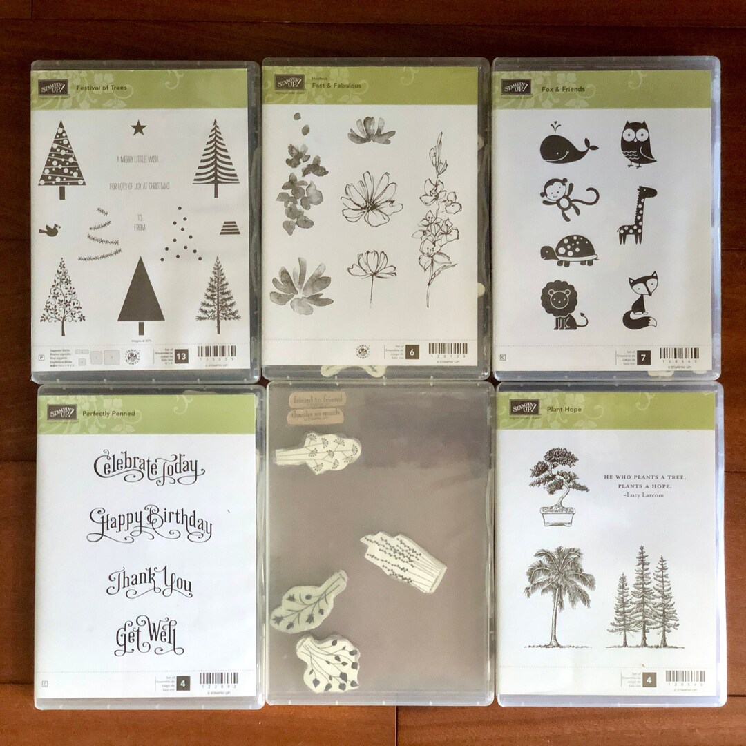 Stampin up Retired Stamps Sets, Festival of Trees, Fast & Fabulous, Fox ...