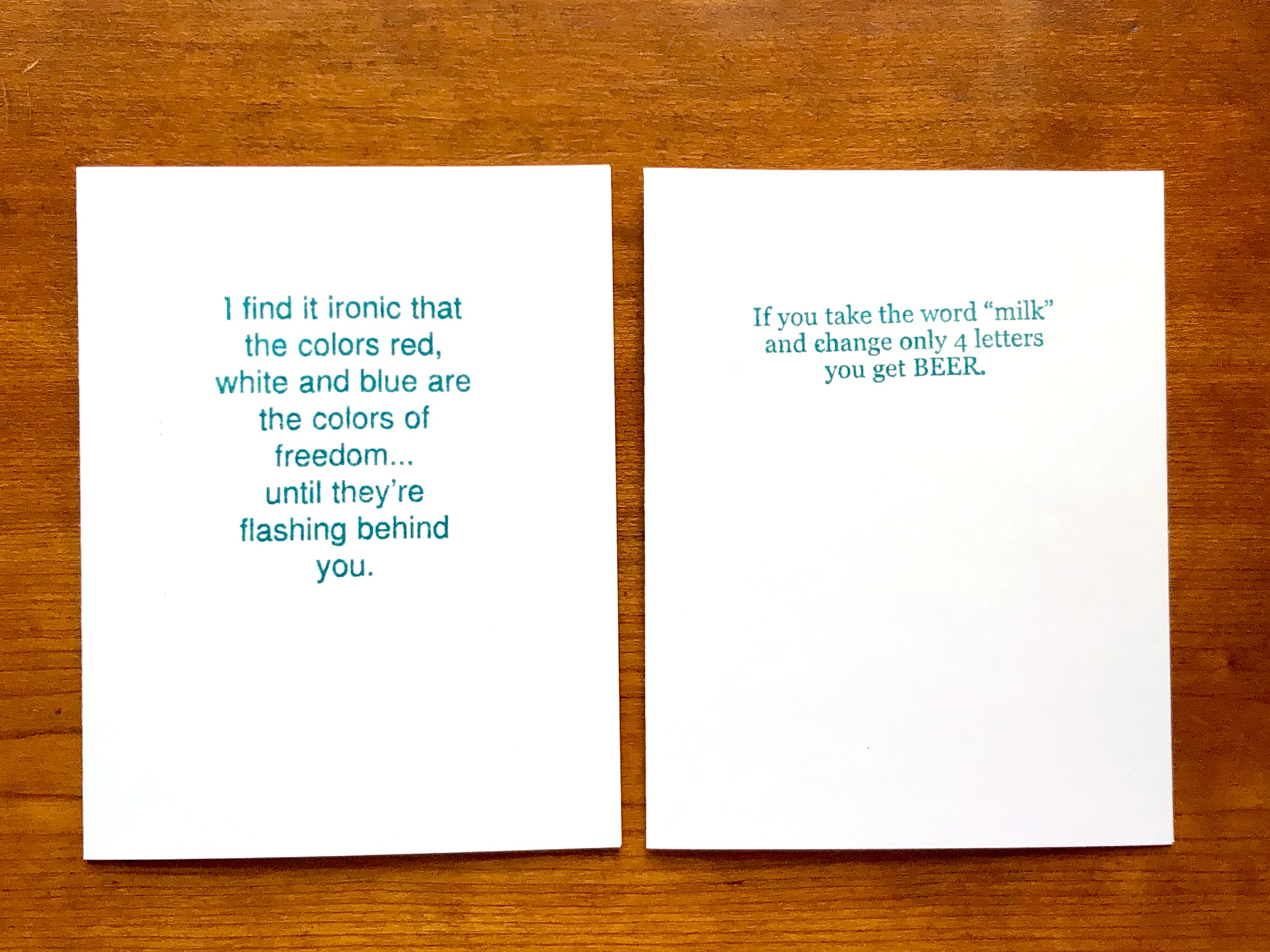 8 Funny All Occasion Cards, Blank Adult Humor Card Pack Set, Sarcastic ...