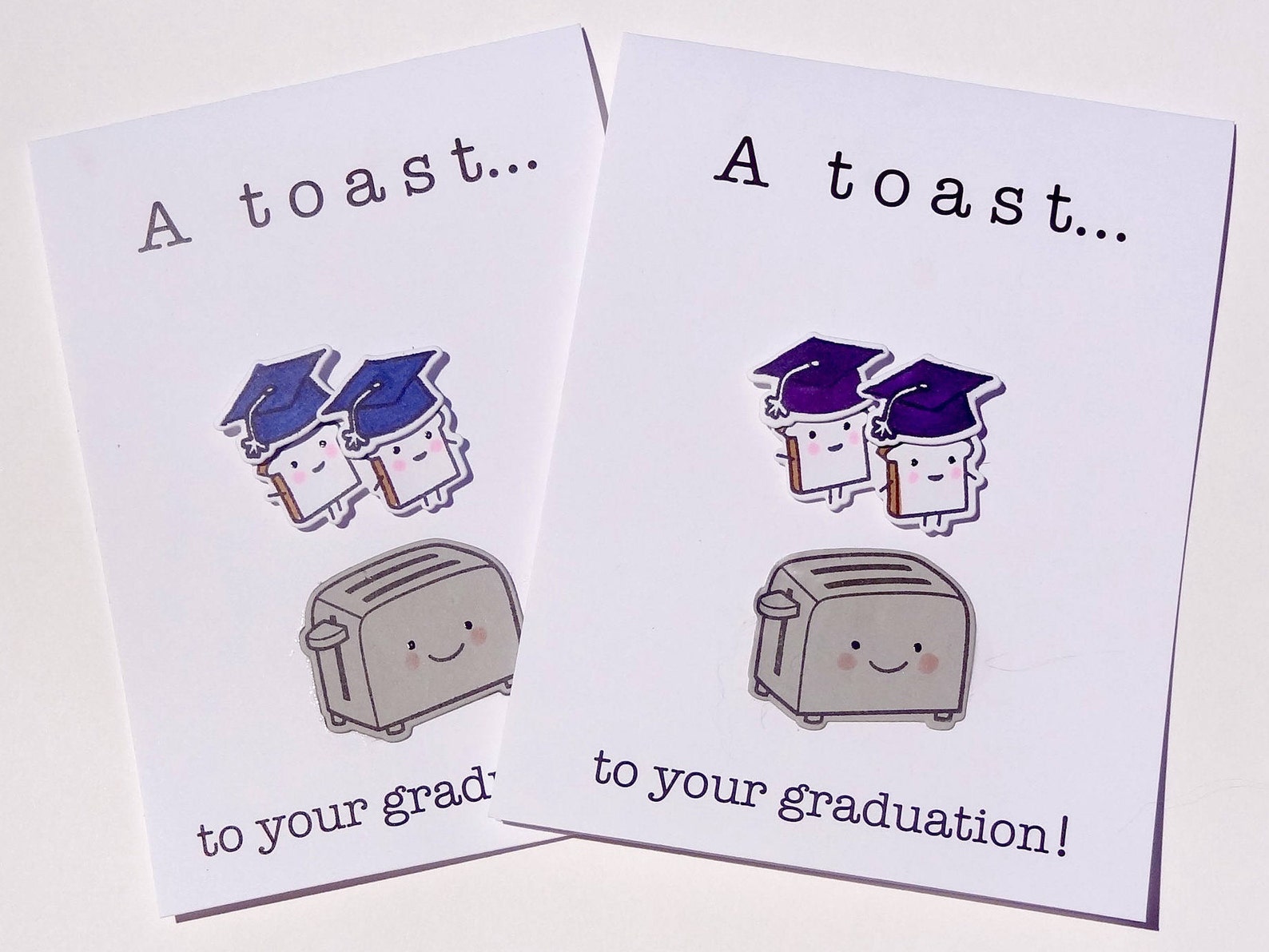 Funny Graduation Card Customized Hat Color Personalized | Etsy