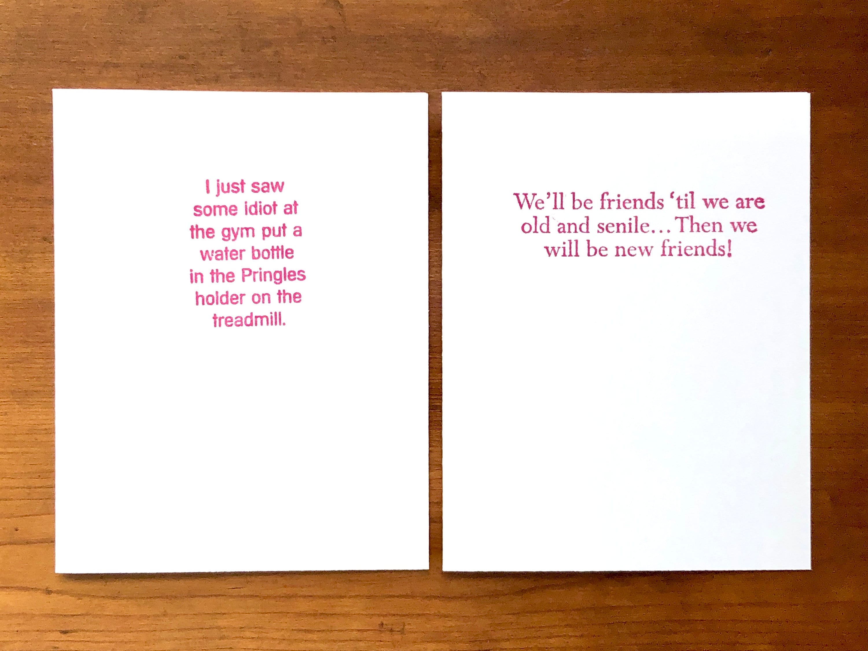 8 Funny Cards, Blank All Occasion Adult Humor Card Pack Set, Sarcastic ...