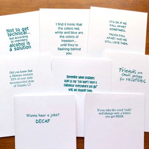 8 Funny All Occasion Cards Blank Adult Humor Card Pack Set - Etsy