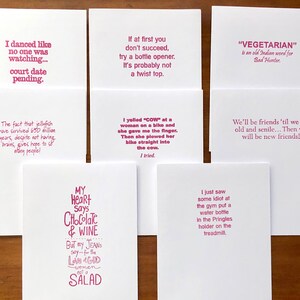 8 Funny All Occasion Cards Blank Adult Humor Card Pack Set - Etsy