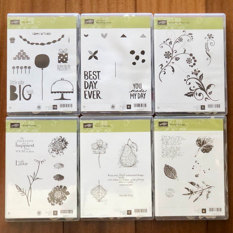 Stampin up Retired Stamps - Etsy