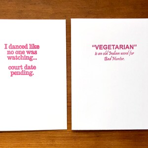 8 Funny Cards, Blank All Occasion Adult Humor Card Pack Set, Sarcastic ...