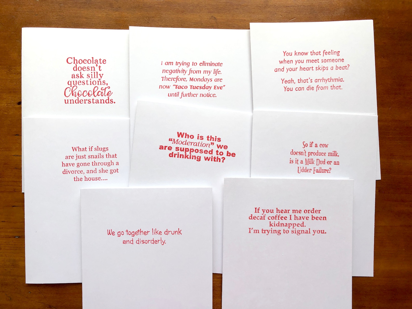 8 Funny Cards Blank All Occasion Adult Humor Card Pack Set - Etsy