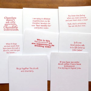 8 Funny All Occasion Cards, Blank Adult Humor Card Pack Set, Sarcastic ...