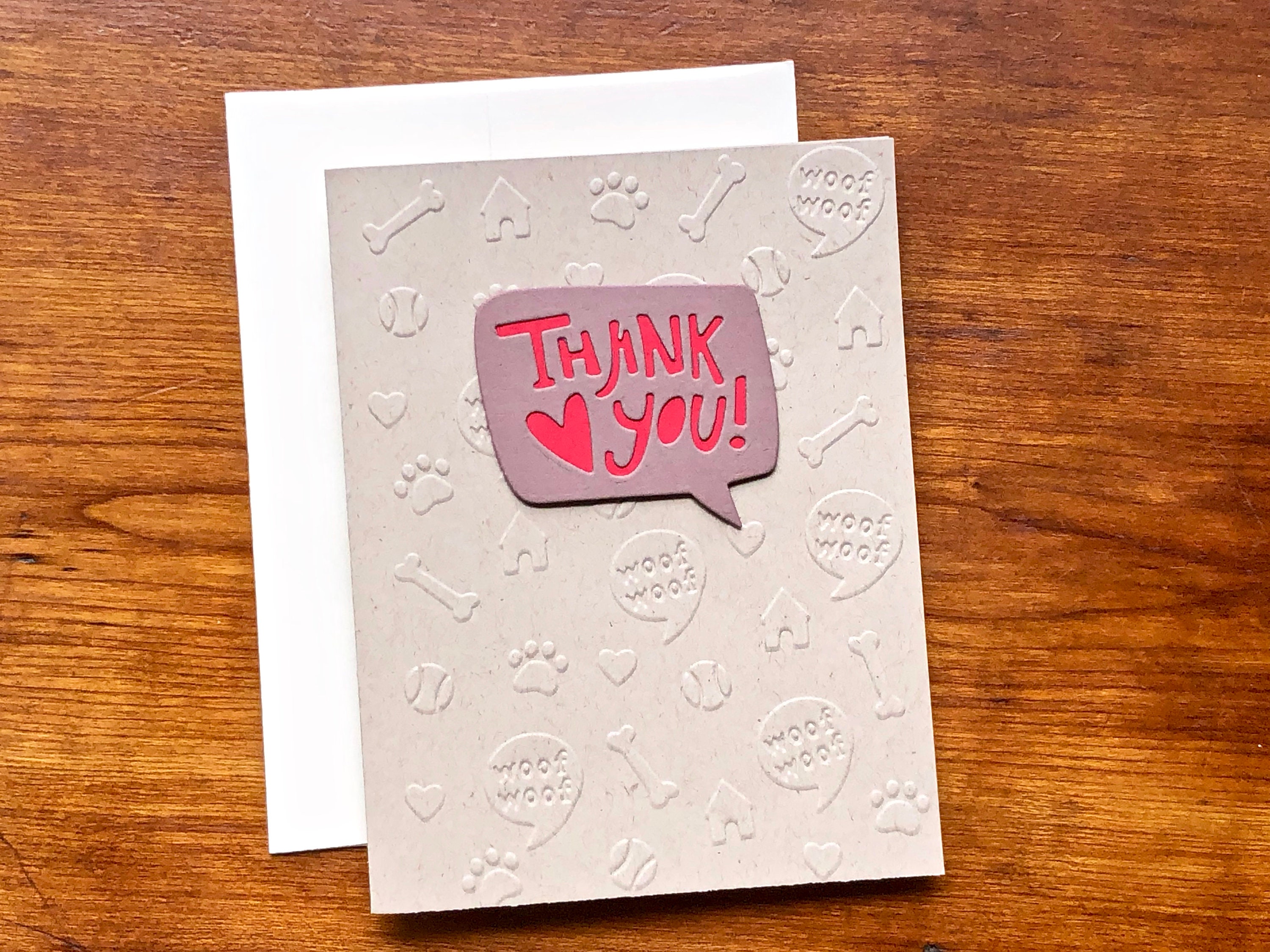 Pet Sitting Thank You Card Pet Thank You Card Dog Card | Etsy