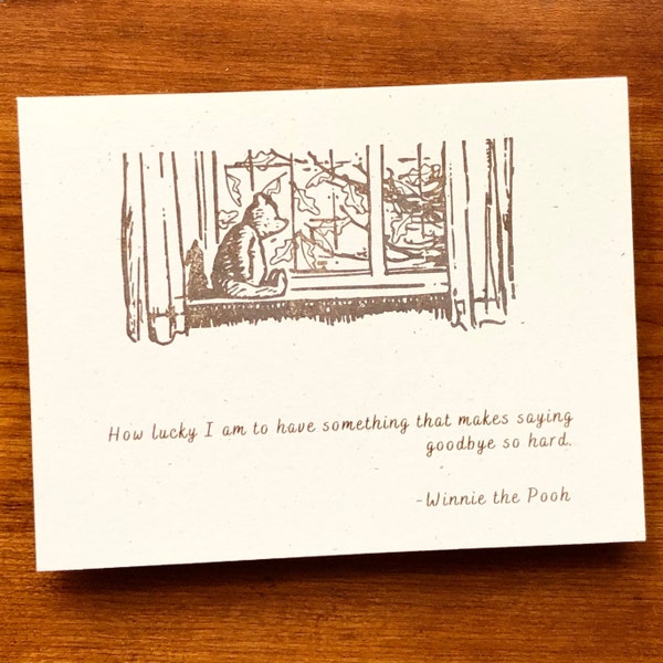 Goodbye Card - Etsy