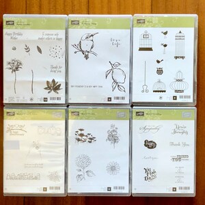Stampin up Gently Used Retired Stamps Sets, Brides & Babies, Best of ...