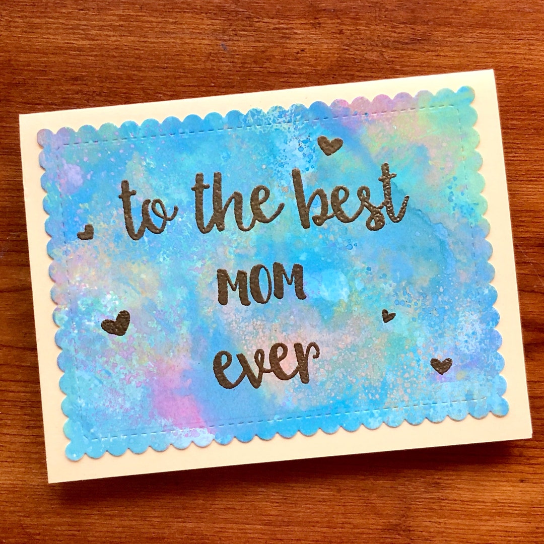 Mother's Day Card, Mom Birthday Card, Birthday Card for Mom, Hand ...