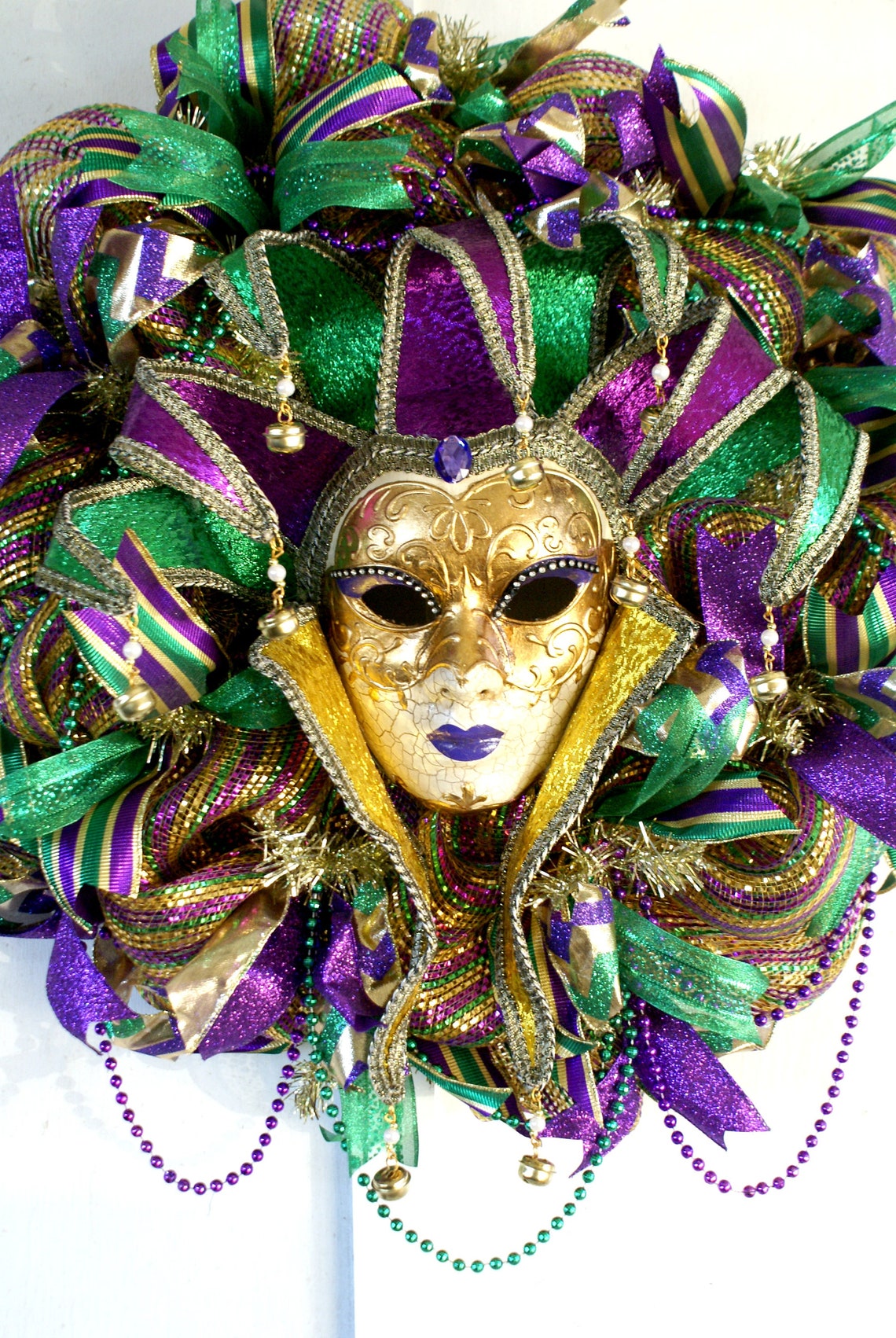 Mardi Gras Door Decor Mardi Gras Decorations Mardi Gras | Etsy
