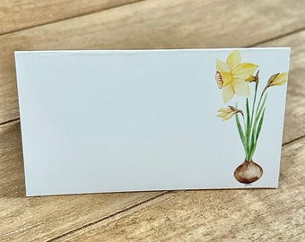 Place Cards | Leafy Green (digital Download) Blank Place Cards, Folded ...