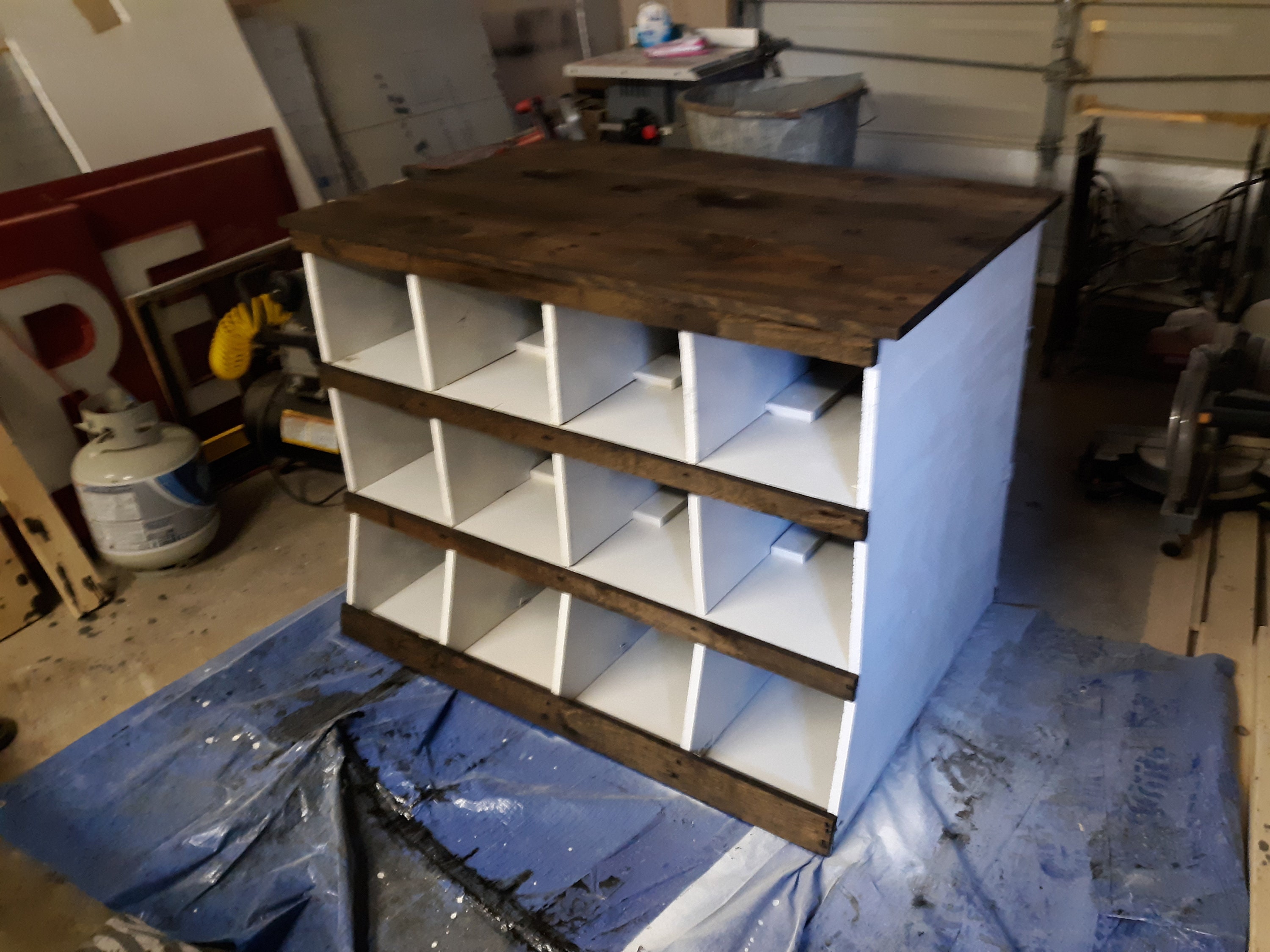 Custom Nail Bin Bubby Kitchen Island Storage Craft Crafting Toy Coop ...