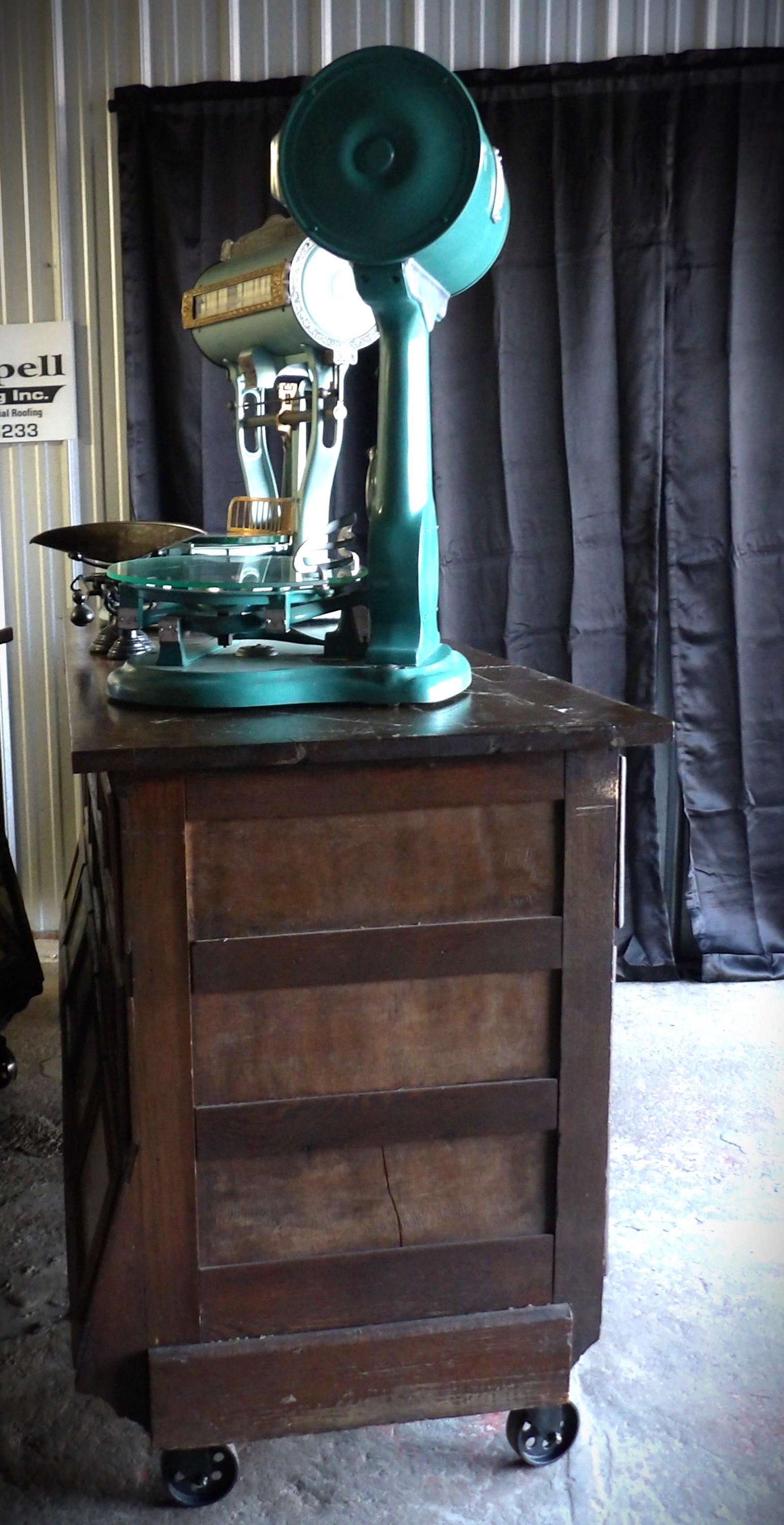 Sherer Seed Bean Counter Cabinet Kitchen Island General Store Country ...