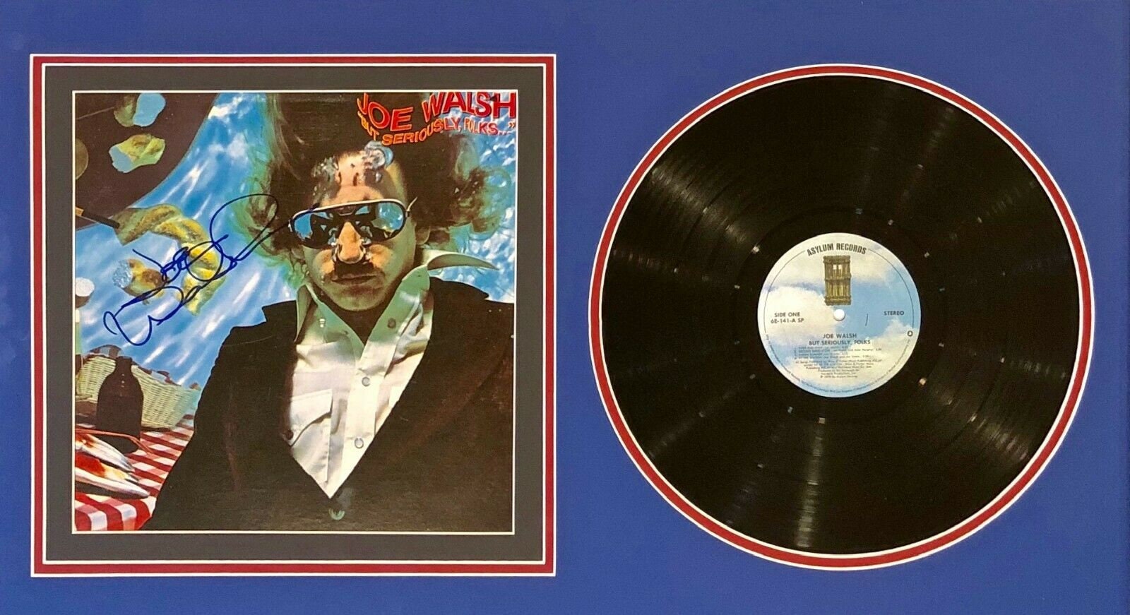 Joe Walsh Vintage Autographed Autograph Signed Vinyl Record Album but ...