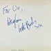 KATE BUSH Autograph Signed 4"x 5" Album Page Wuthering Heights 1970s ...
