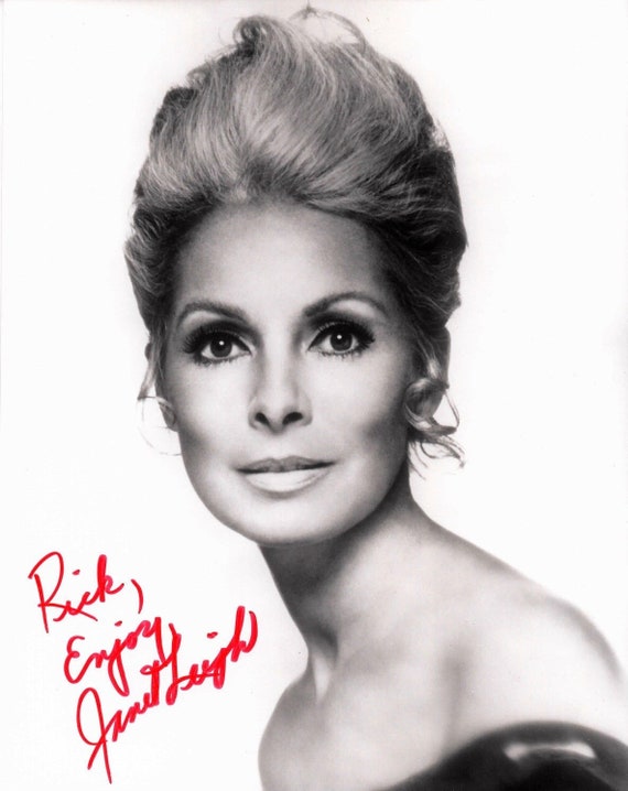 Janet Leigh Autographed Hand Signed Hollywood Movie 8x10 | Etsy