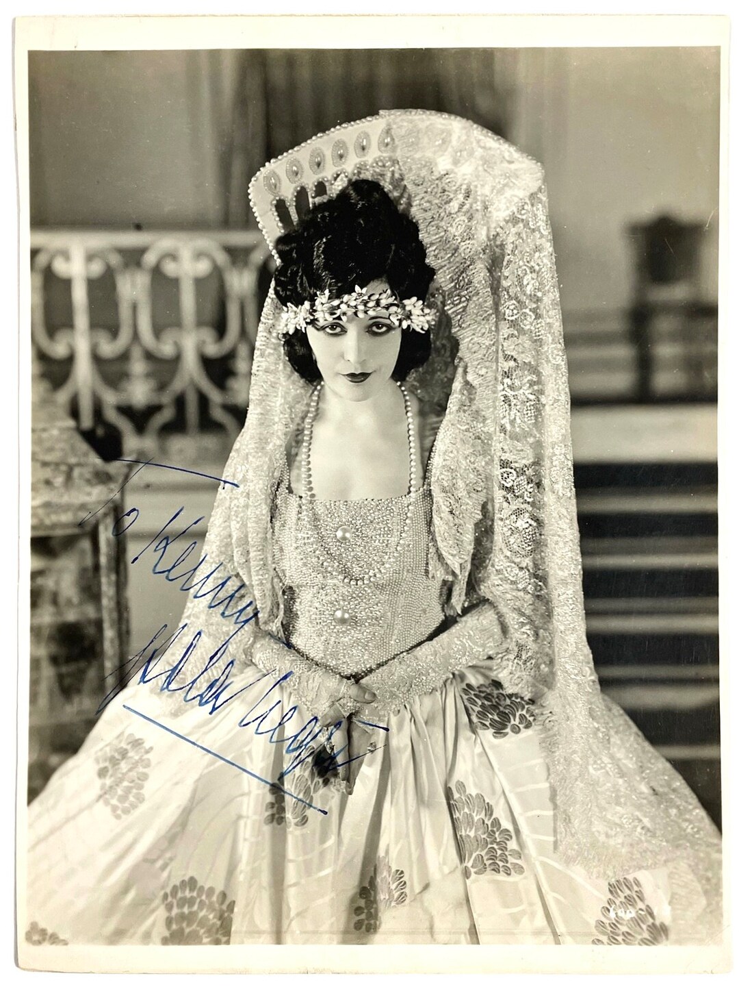 POLA NEGRI Vintage Autograph Signed 7"x 9" Photo the Cheat 1923 ...