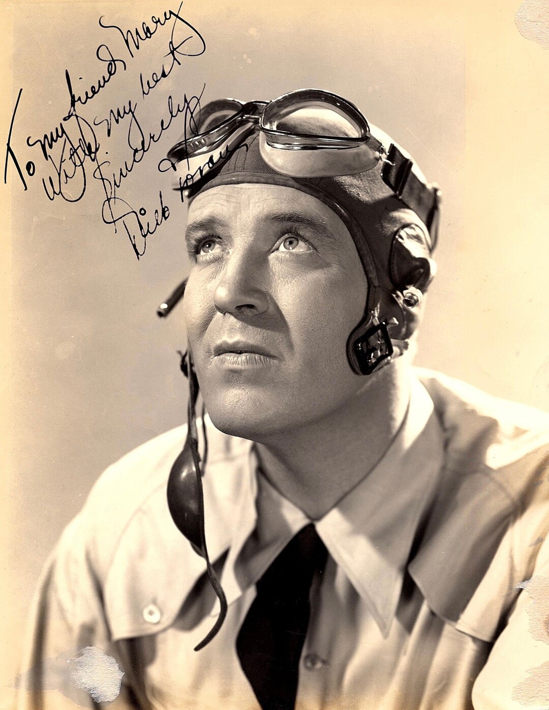 Dick Foran Vintage Autographed Autograph Signed Hollywood Film Movie ...