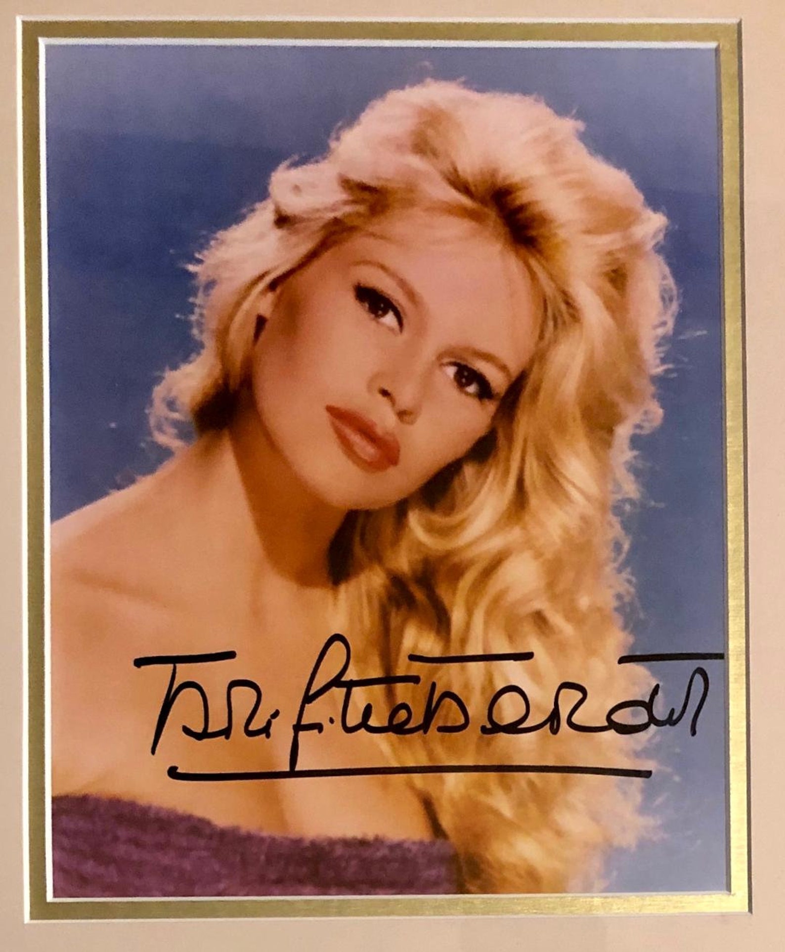BRIGITTE BARDOT Autographed Hand Signed 8x10 PHOTO - Etsy
