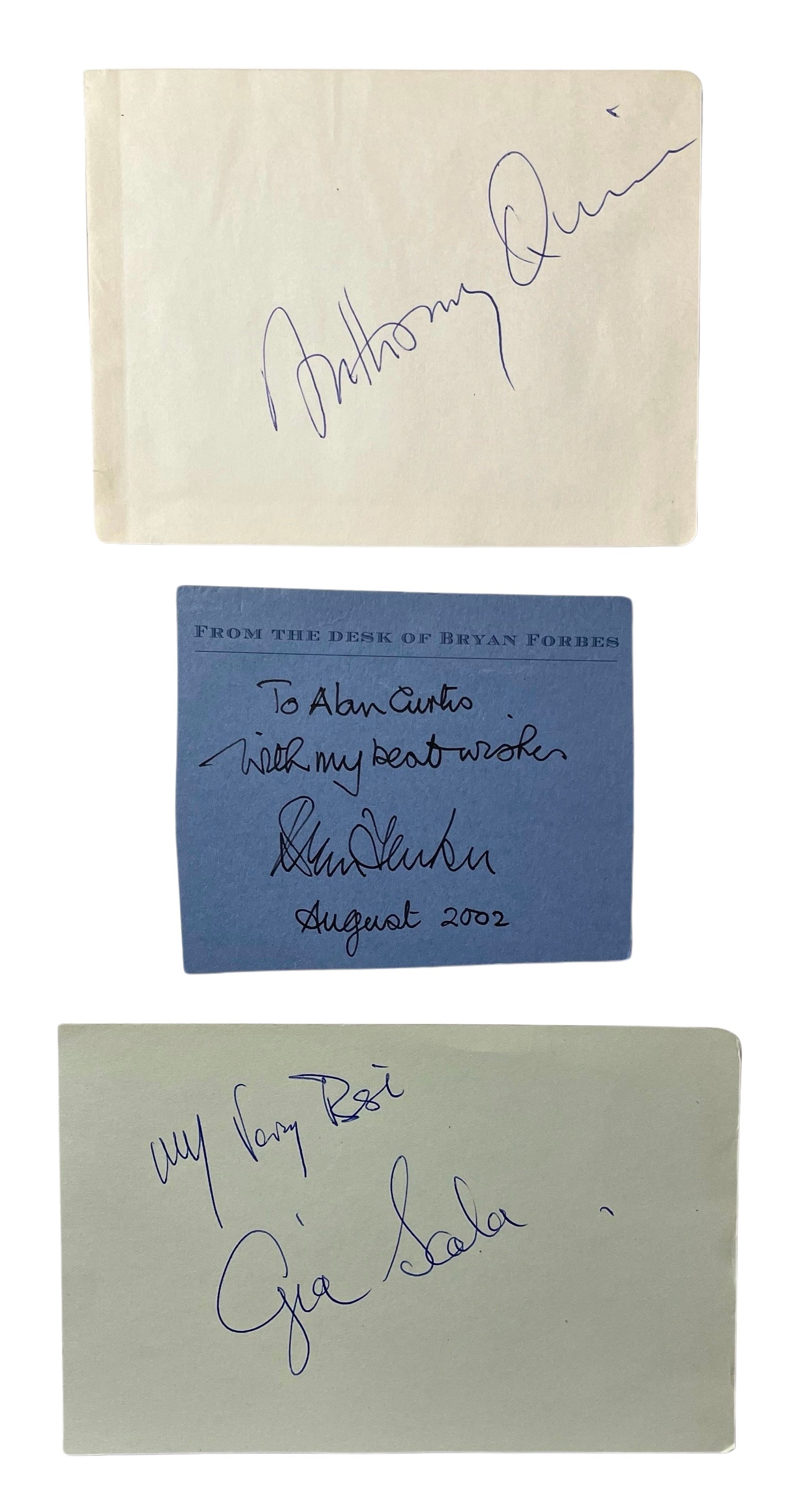 The Guns of Navarone Autographed Signed Cast 15 Album Pages 8 Photos ...