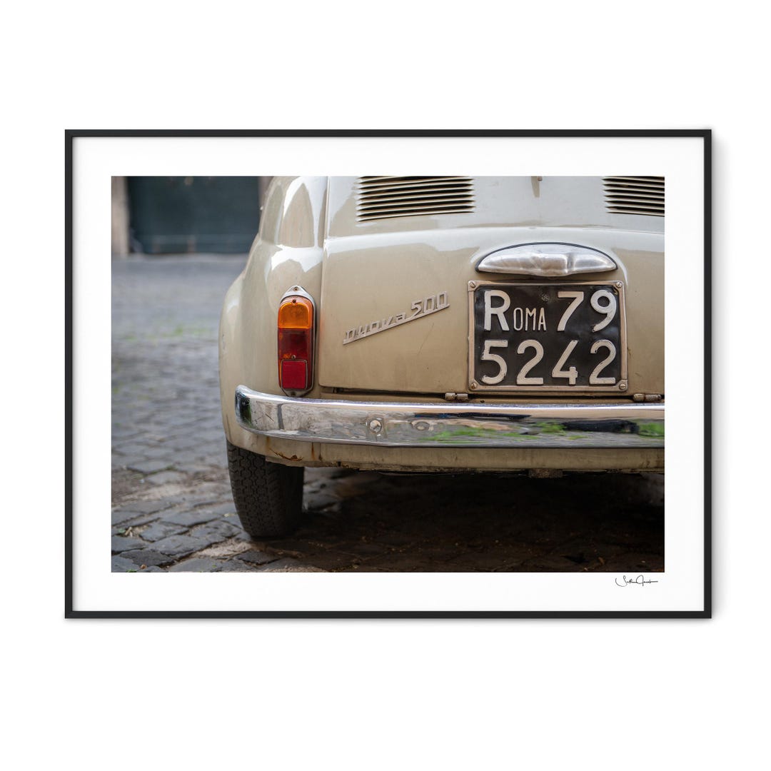 Cinquecento-italy-rome-rome Print-fia-large Wall Art-italy Wall Art ...