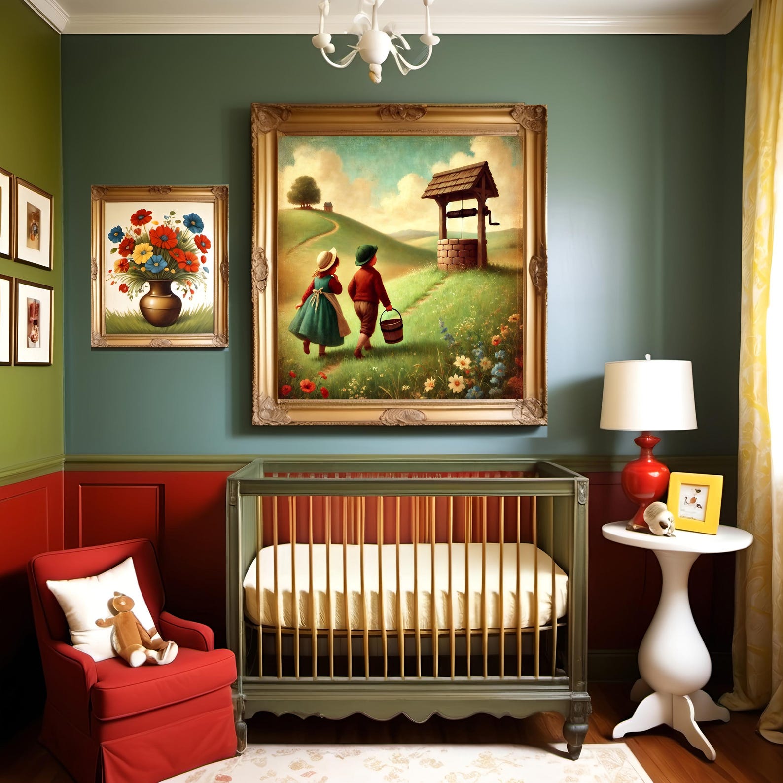 Jack and Jill Wall Art Nursery Decor Baby Shower Gift Idea for Her ...