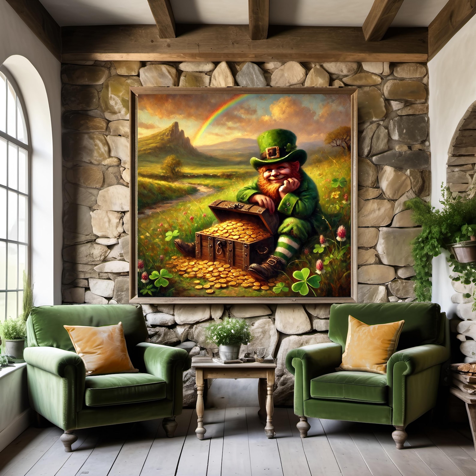 Leprechaun Gold Digital Print St. Patrick’s Day Artwork Lucky Irish ...