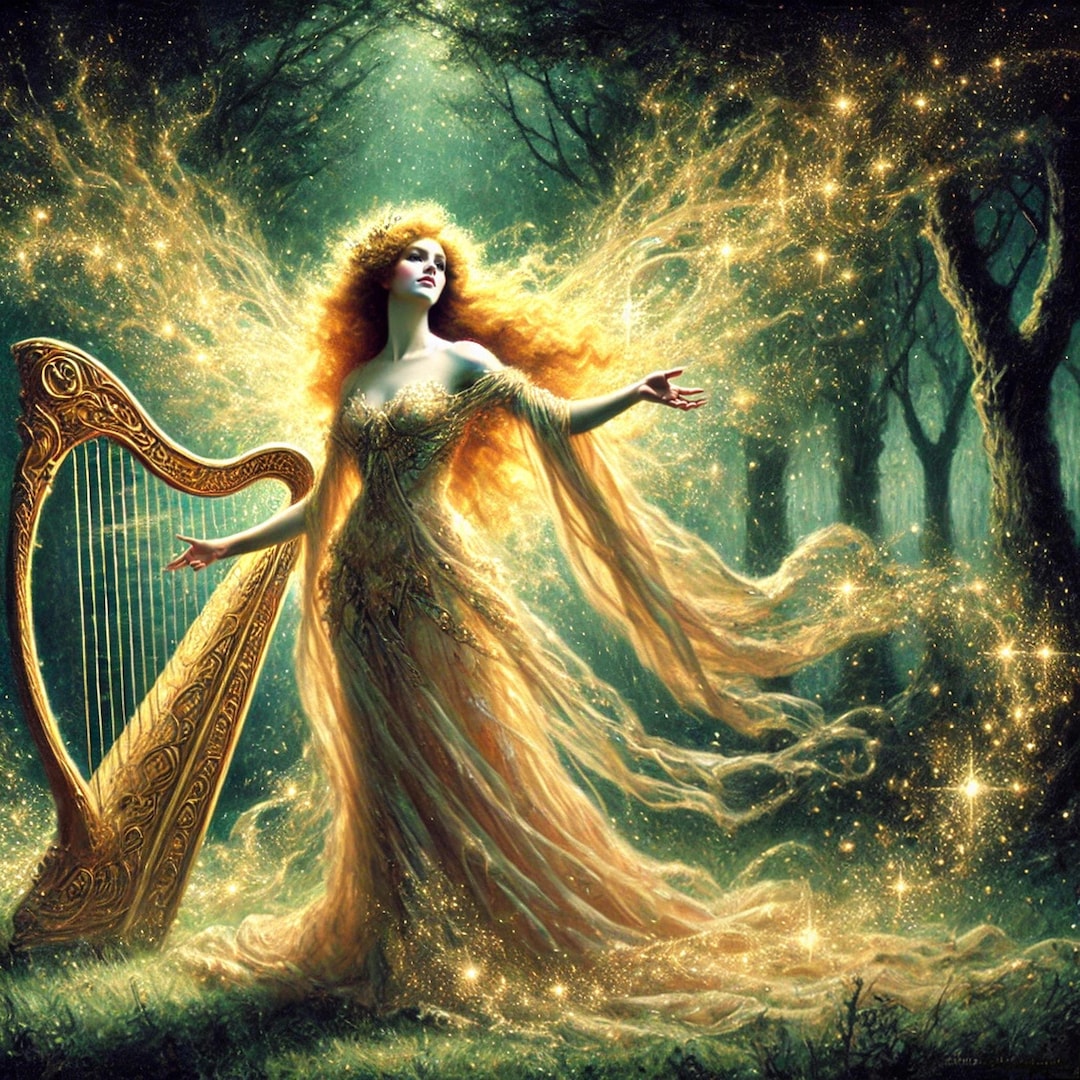 Brigid Wall Art Celtic Goddess of Fire and Spring Digital Print ...