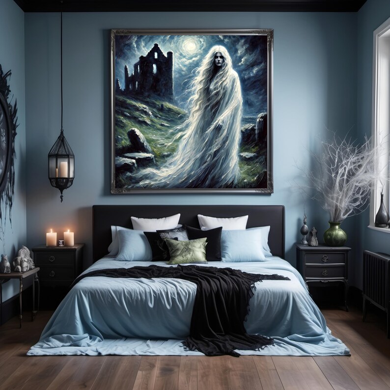 Banshee Digital Print: Celtic Irish Folklore, Gothic Fantasy Wall Art ...