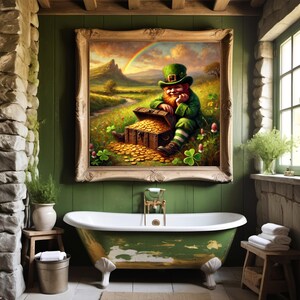 Leprechaun Gold Digital Print St. Patrick’s Day Artwork Lucky Irish ...