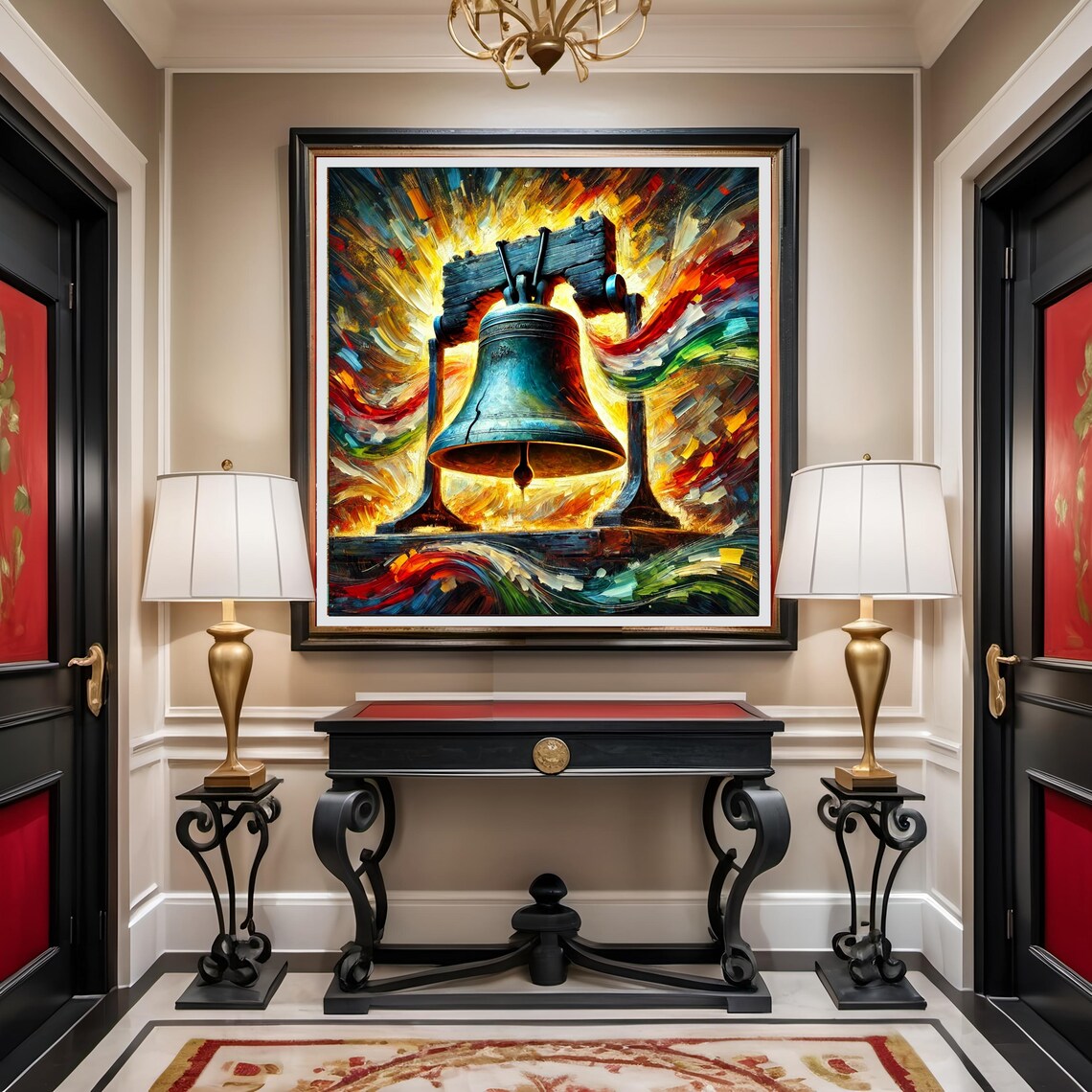Juneteenth Freedom Bell Art: Black Pride Digital Painting (digital ...