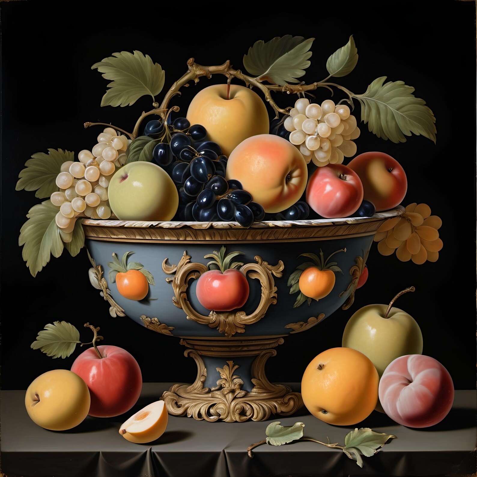 Flemish Baroque Fruit Still Life Wall Art Flemish Baroque Fruit ...